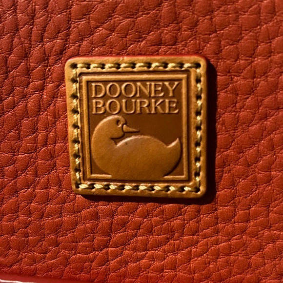 Dooney & Bourke | Bags | Dooney Burke Lexington Pebble Grain Red Tote ...